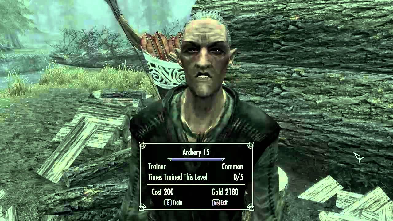 Skyrim Archery level 50 Archery Glitch - YouTube
