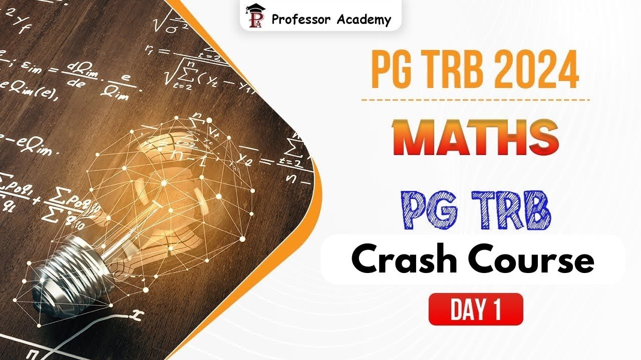 PG TRB CRASH COURSE Day-1 | MATHEMATICS | Matrix Theory Part-1 ...