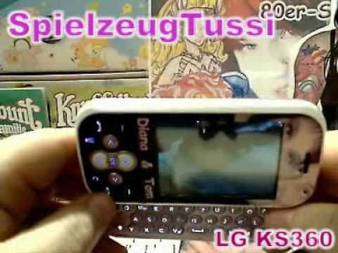 LG KS 360 mit meinem Motiv - YouTube