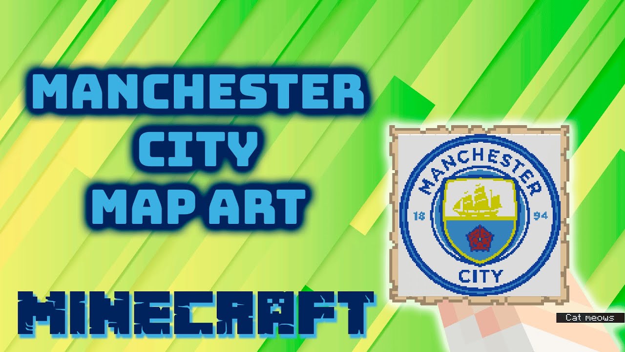 Minecraft Football Logos – Man City (Map Art Tutorial) - YouTube