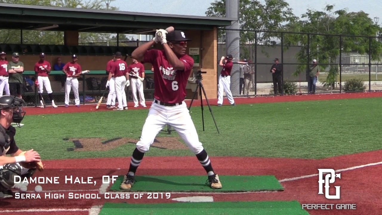 Damone Hale Prospect Video, OF, Serra High School Class of 2019 - YouTube