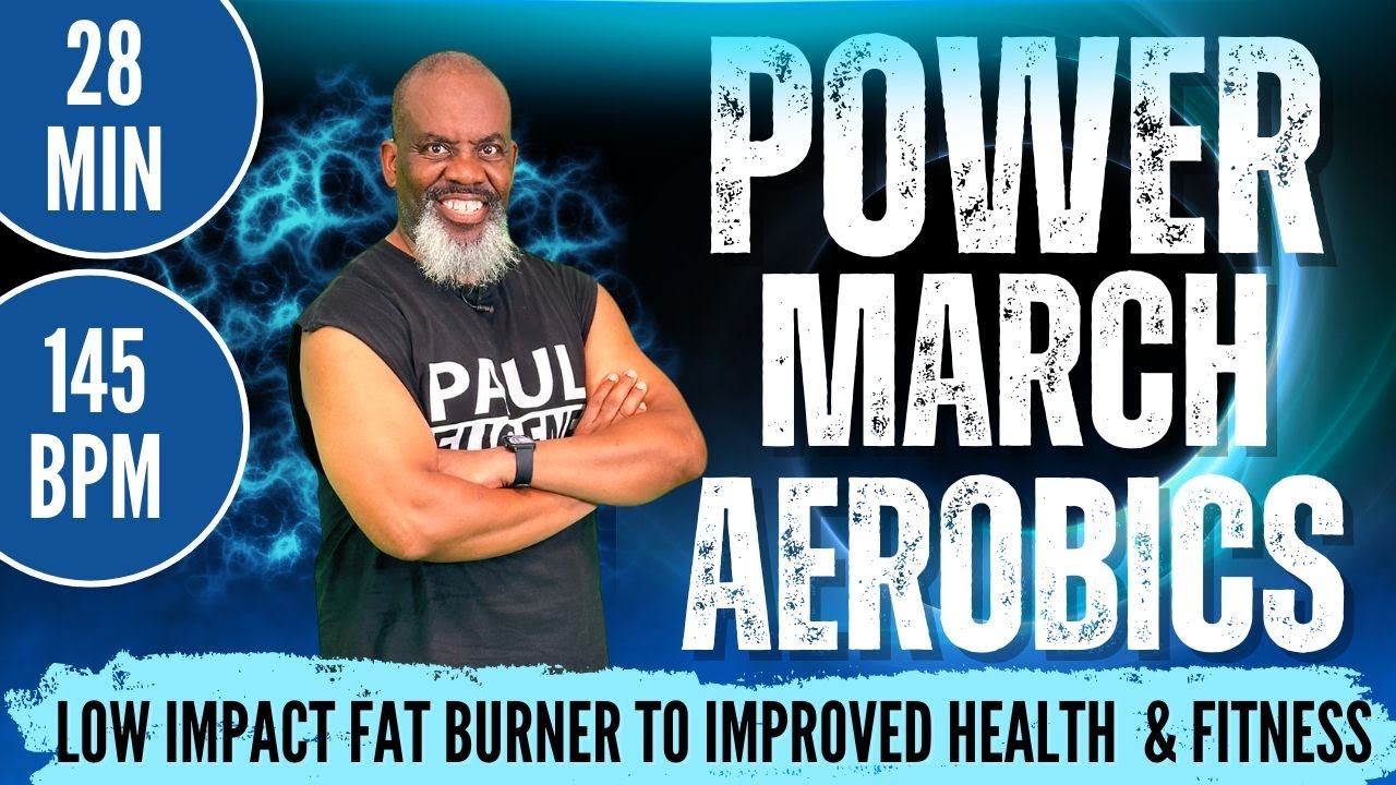 Power March Aerobics Fat Burner to Improved Health & Fitness - YouTube
