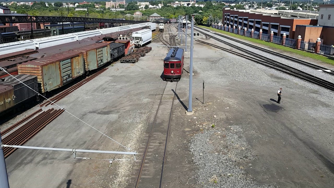 Trolley at Steamtown 8.24.17 - YouTube