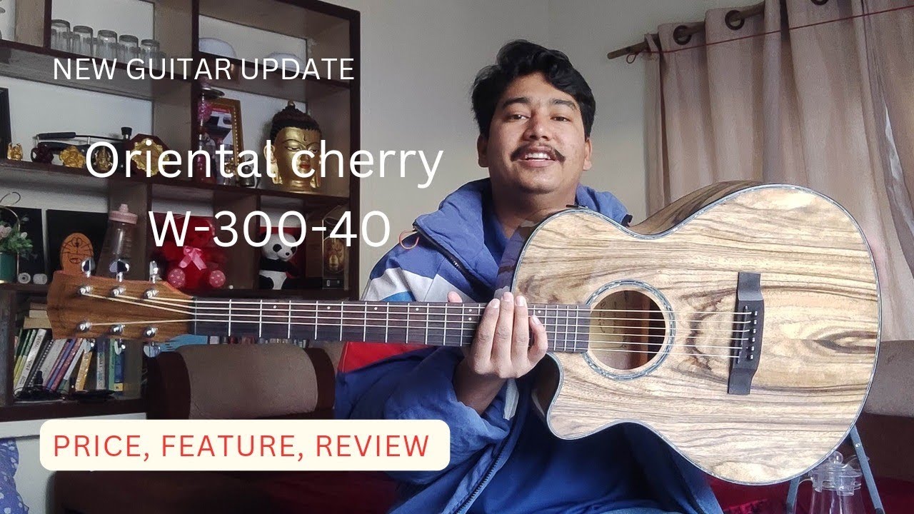 oriental cherry W-300-40 review video, best guitar under 20k - YouTube