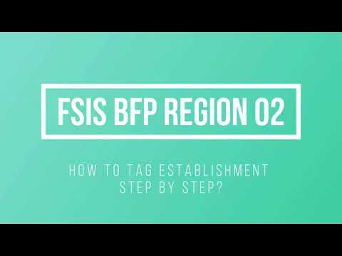 How to Step by Step Tag Business Establishment in FSIS System | BFP Region 02 - YouTube