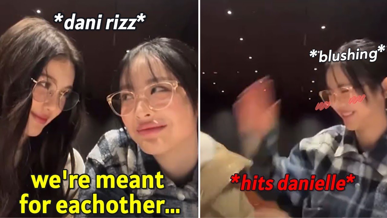 hanni can't stop smiling at danielle's RIZZ during this live.. - YouTube