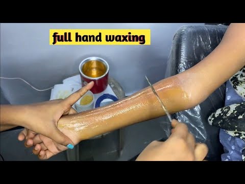 full hand waxing | speed wax | perfect waxing technique/handwax ...
