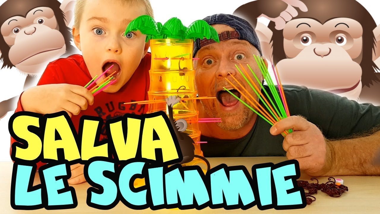 SALVA LE SCIMMIE Giochi da tavolo - Come giocare, regole , montaggio ...