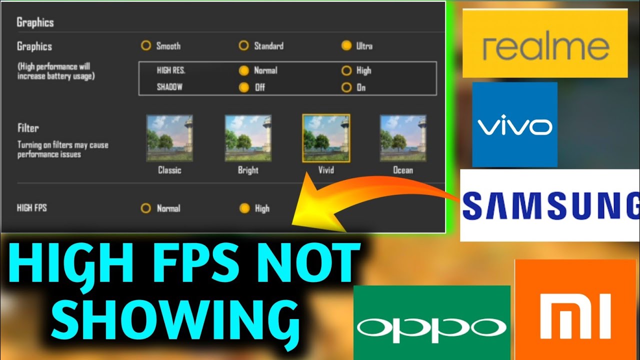 High Fps Option Not Showing In Free Fire || How To Enable High Fps ...