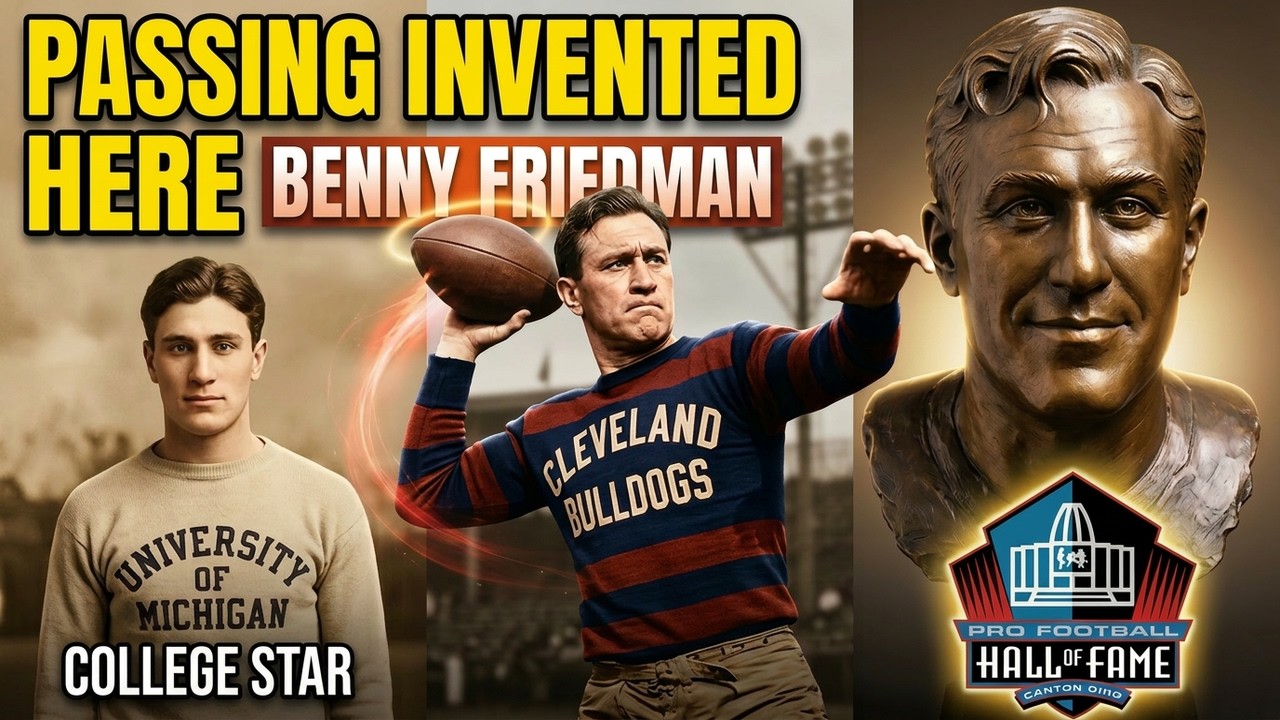 Benny Friedman NFL hall of fame career Benny Friedman NFL career ...