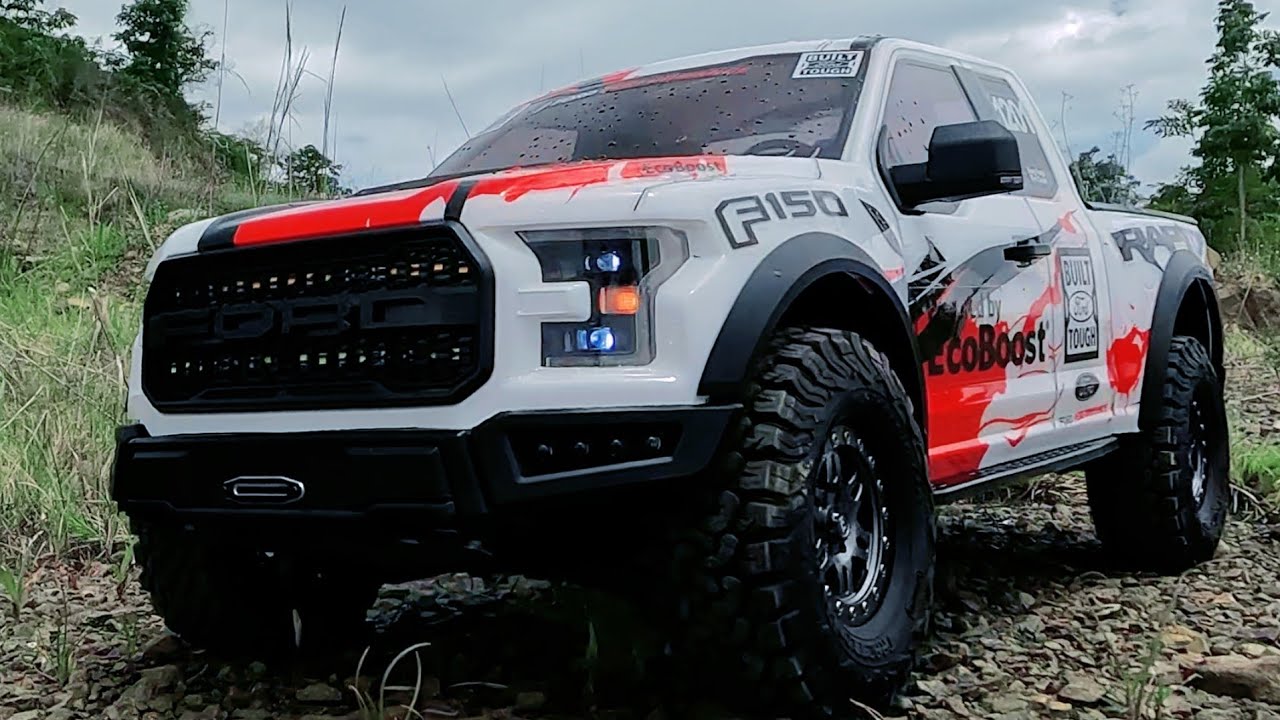 Scale 1/8 Off Road Adventure Giant RC Ford Raptor F150 Traction Hobby ...