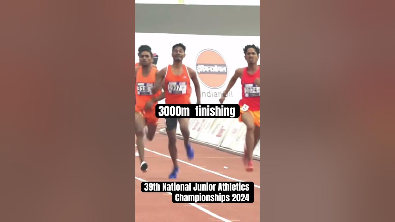 Men 3000m U20 final 39th National Junior Athletics Championships 2024 - YouTube