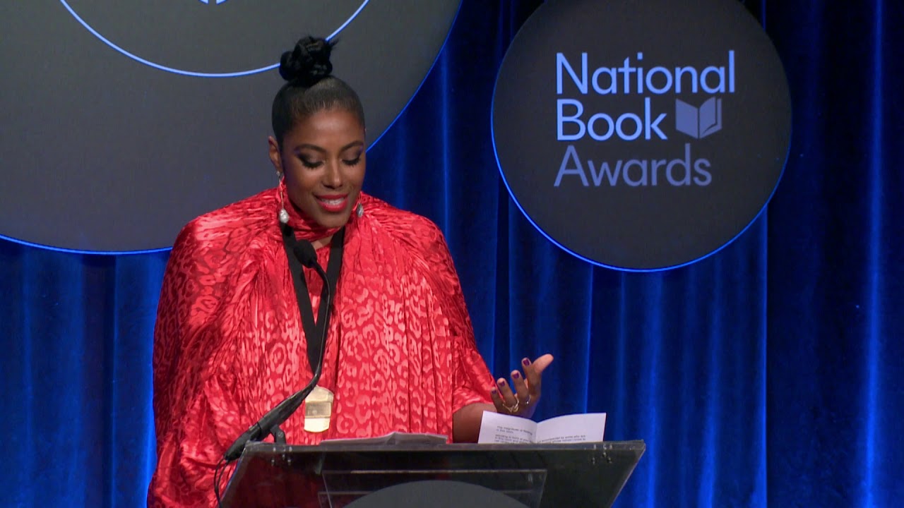 Sarah M. Broom accepts the 2019 National Book Award for Nonfiction for ...