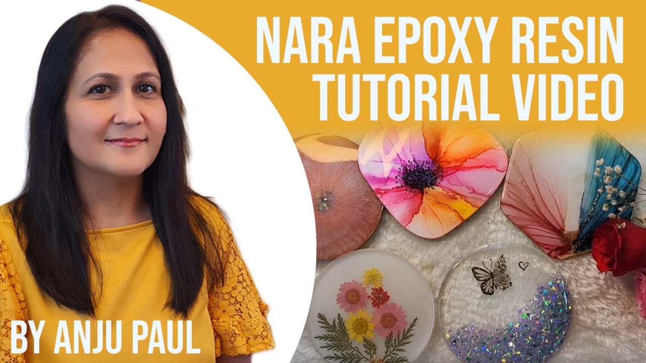 Epoxy Resin Art Step by Step Tutorial - Anju Paul - YouTube