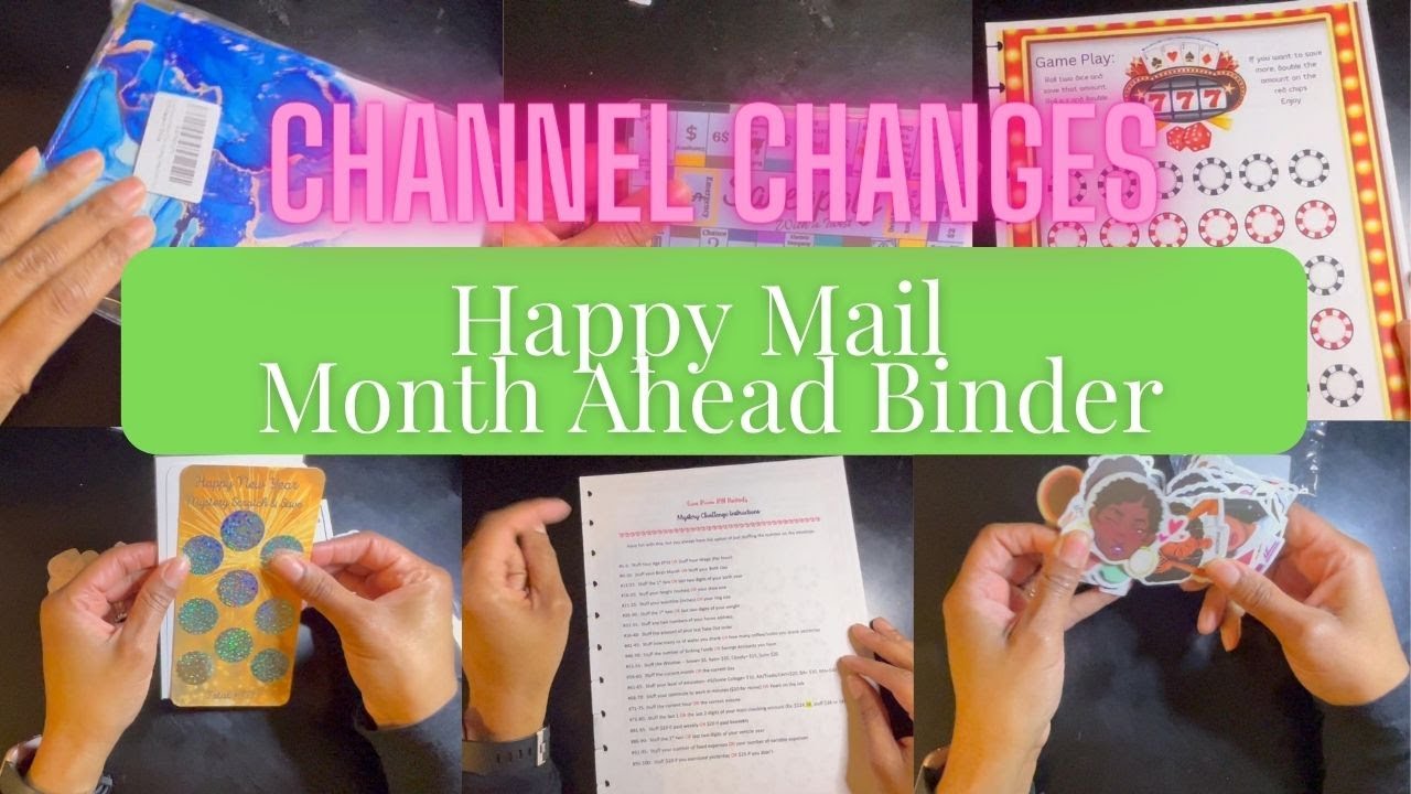 CHANNEL CHANGES | MONTH AHEAD BINDER | HAPPY MAIL | TIDYWITTOYA | 724 ...