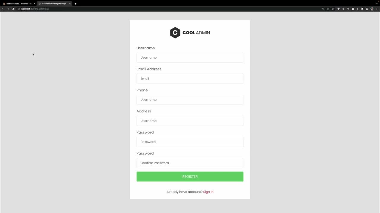 04 Login , Logout , Register Process - YouTube