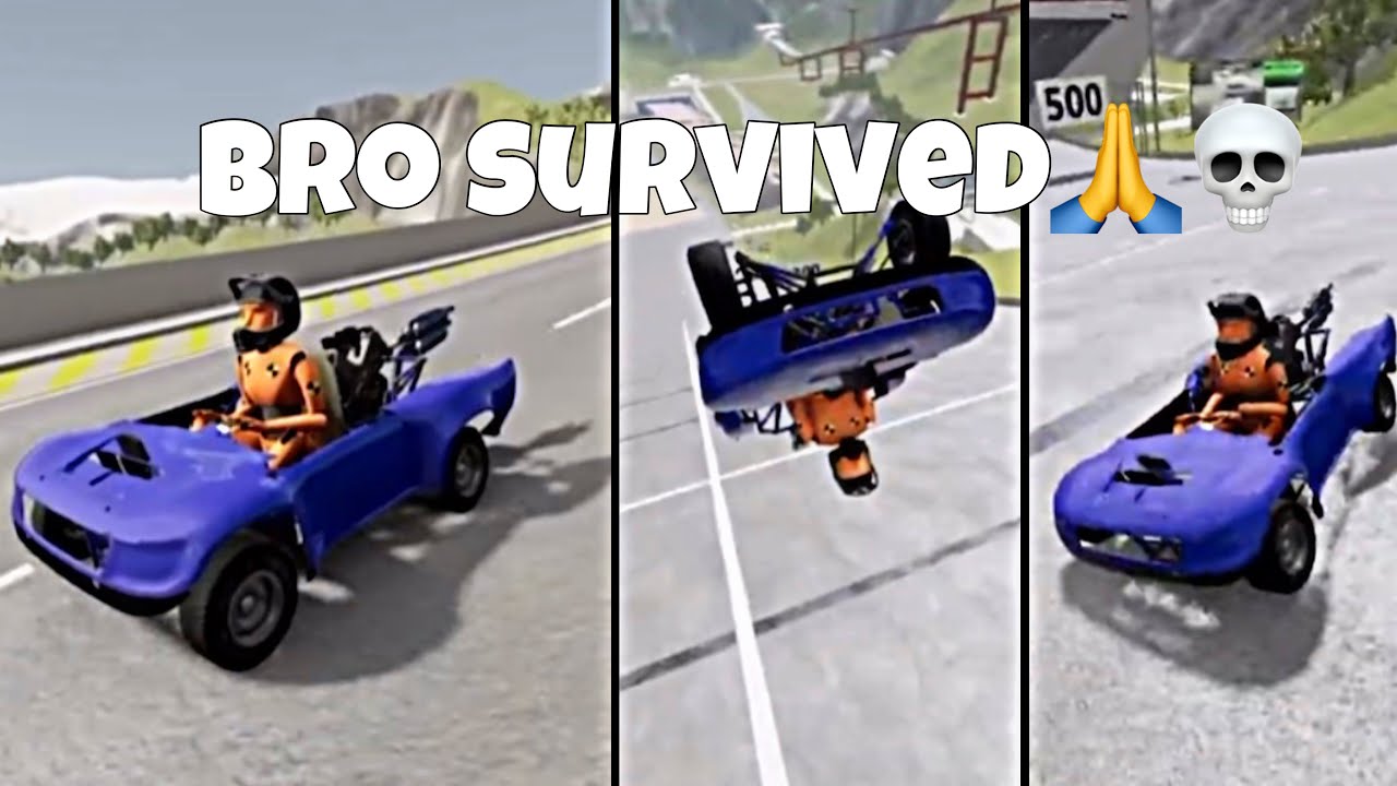 Crazy BeamNG Mega ramp Compilation ! - YouTube