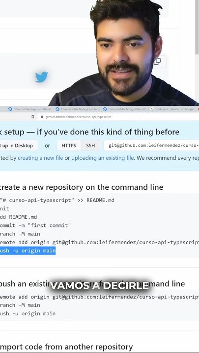 ¿Nuevo en Git? Así haces tu primer git push a GitHub - YouTube