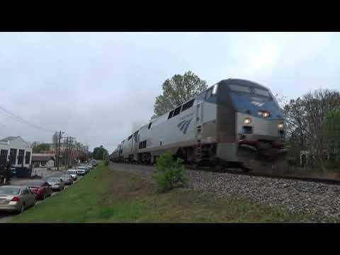 CSX L620 & Amtrak P092 With A P40DC Leader At CP Fetner in Cary NC 3/27/2023 - YouTube