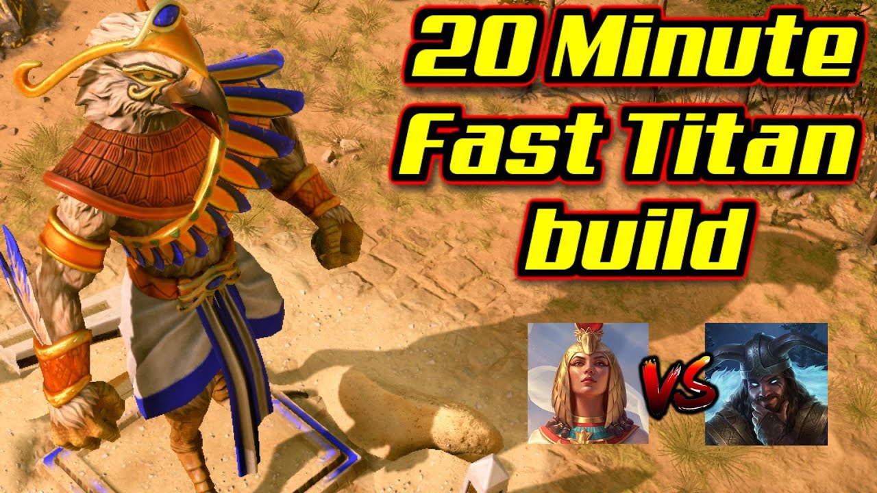 AOM Retold Fast Titan build on the ranked ladder!!! - YouTube