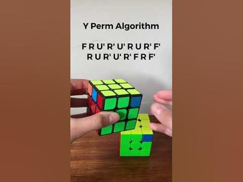 Easiest Y Perm Algorithm! #shorts - YouTube