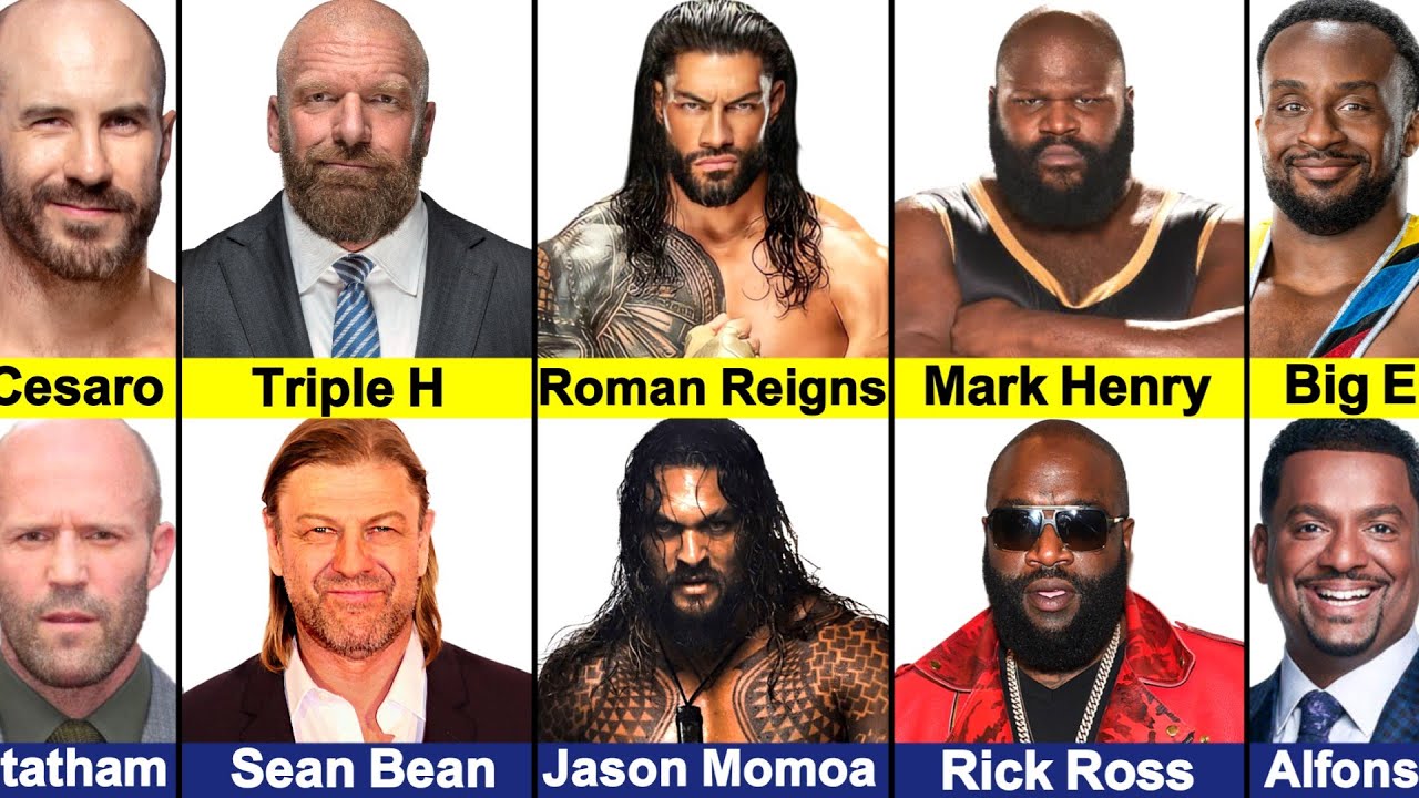 WWE Superstars Who Look Alike Celebrities - YouTube
