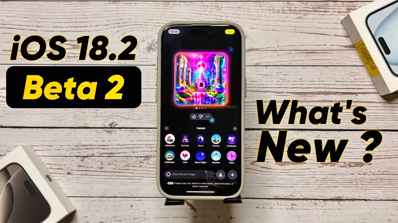 iOS 18.2 Beta 2 Features in Hindi 🔥 What's New | Image Playground & ChatGPT Plus - YouTube