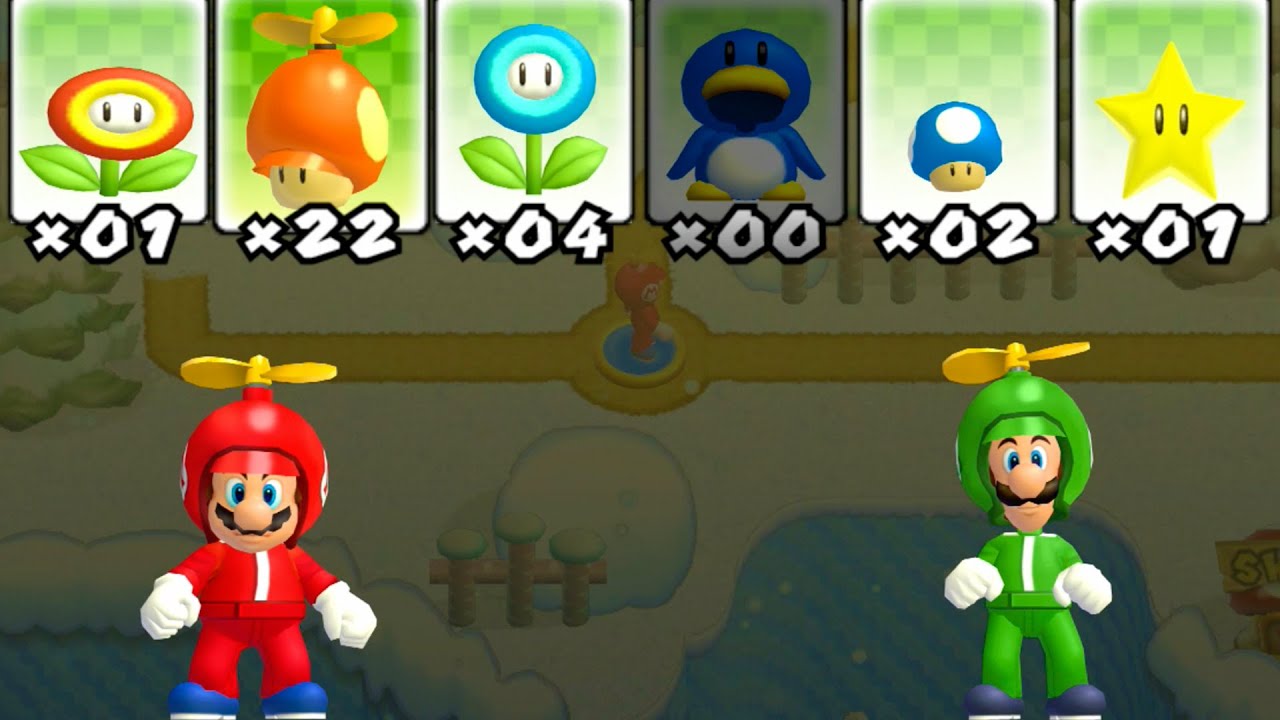 Newer Super Mario Bros. Wii – 2 Players Walkthrough Co-Op - YouTube