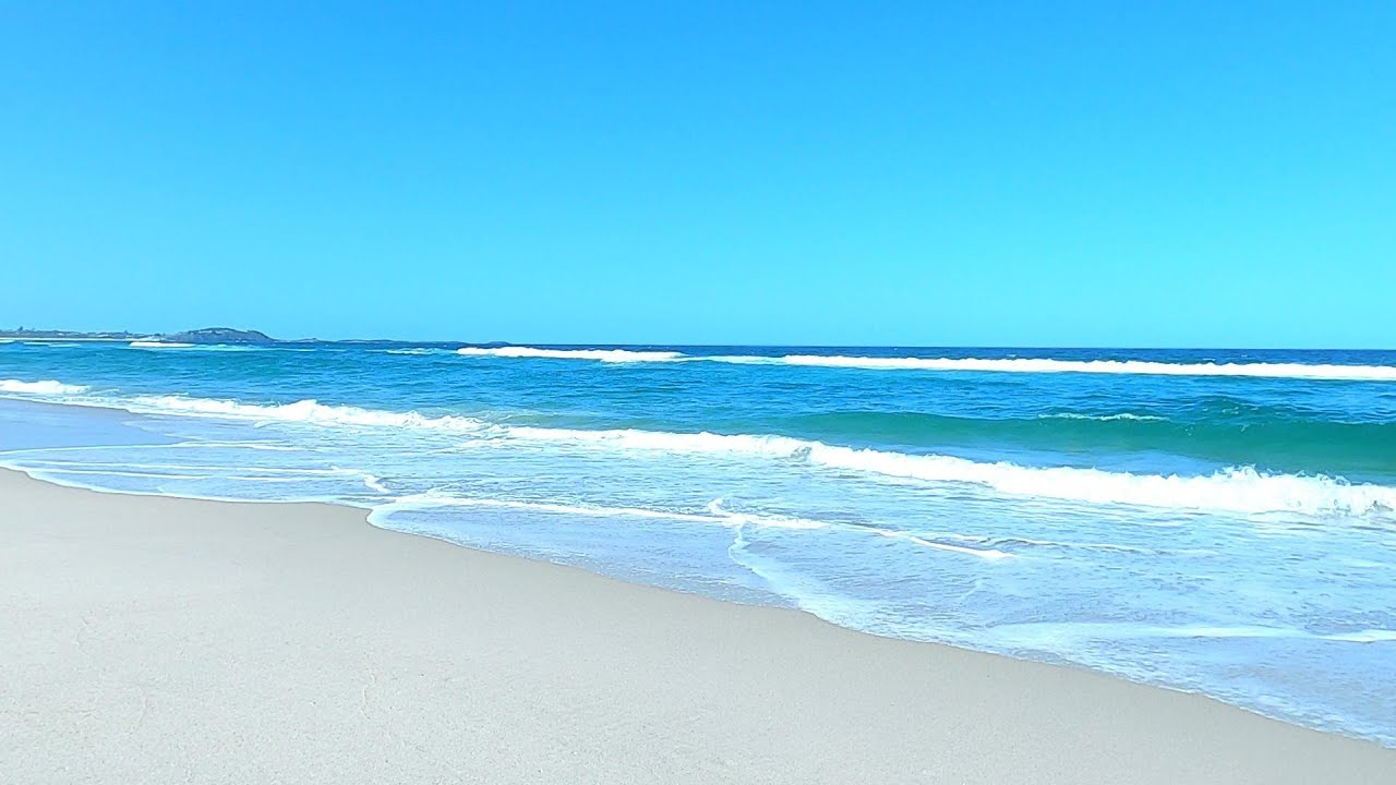 2 Hours of Blue Ocean Waves Bliss - YouTube