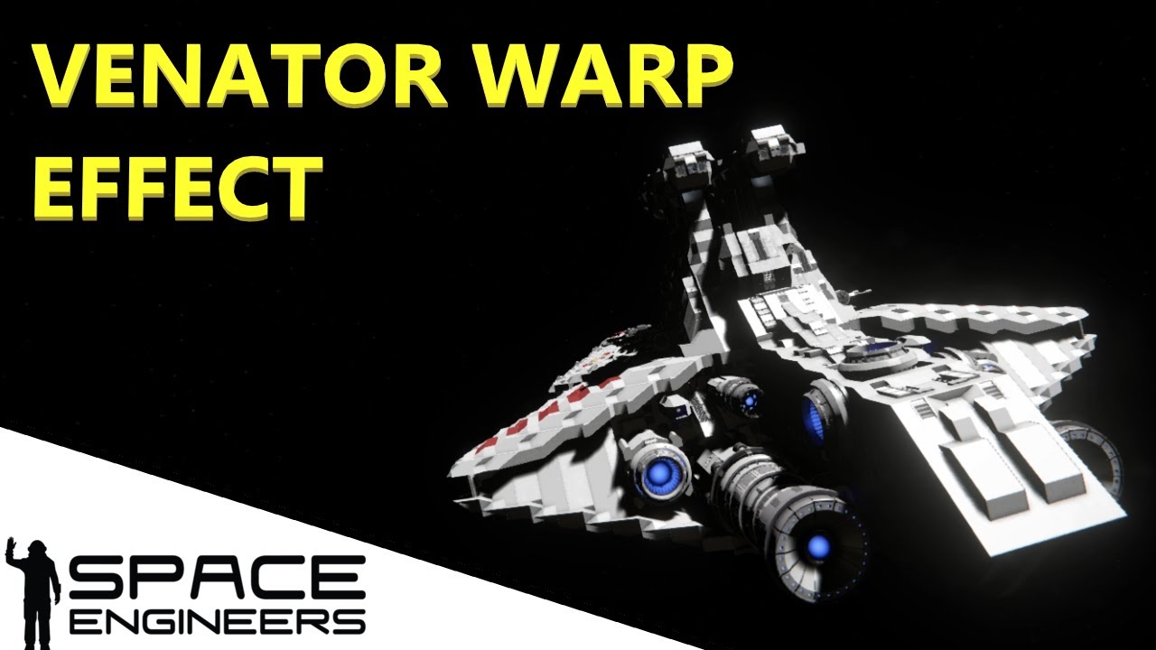 VENATOR EXITS HYPERSPACE | Space Engineers Clip - YouTube