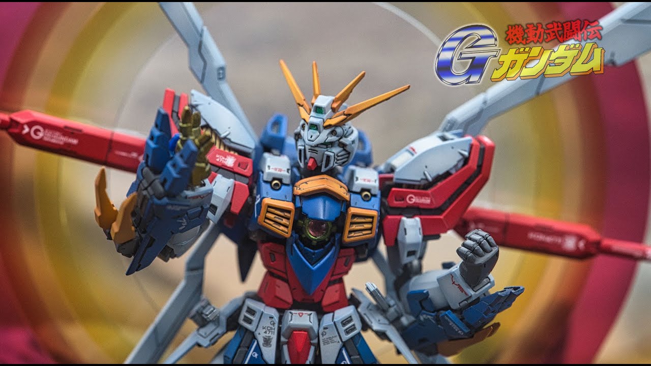 The Omnipotent RG God Gundam │Painted Gunpla Review - YouTube