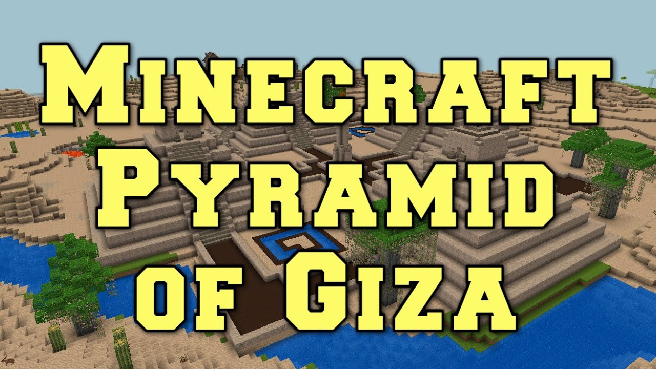 Minecraft Pyramid of Giza | Minecraft Timelapse City - YouTube