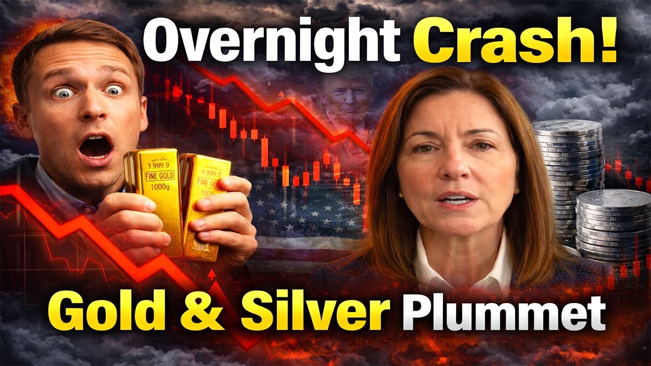Gold, Silver Drop Suddenly as Stocks Crash — What Just Happened? - YouTube