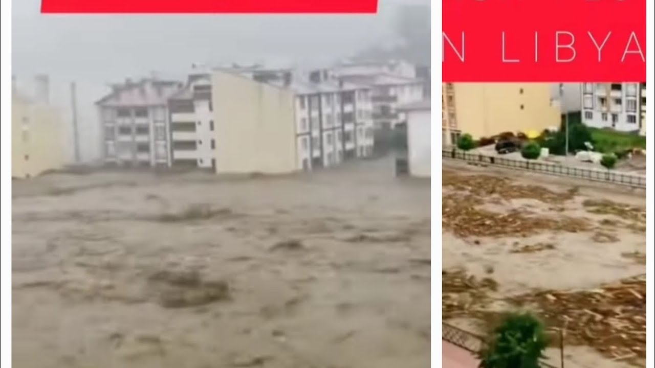 BAHA/flash flood in libya - YouTube