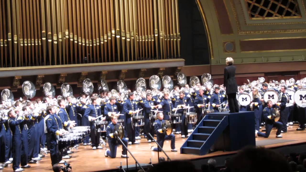 MICHIGAN MARCHING BAND, BAND O RAMA 2016, TEMPTATION - YouTube