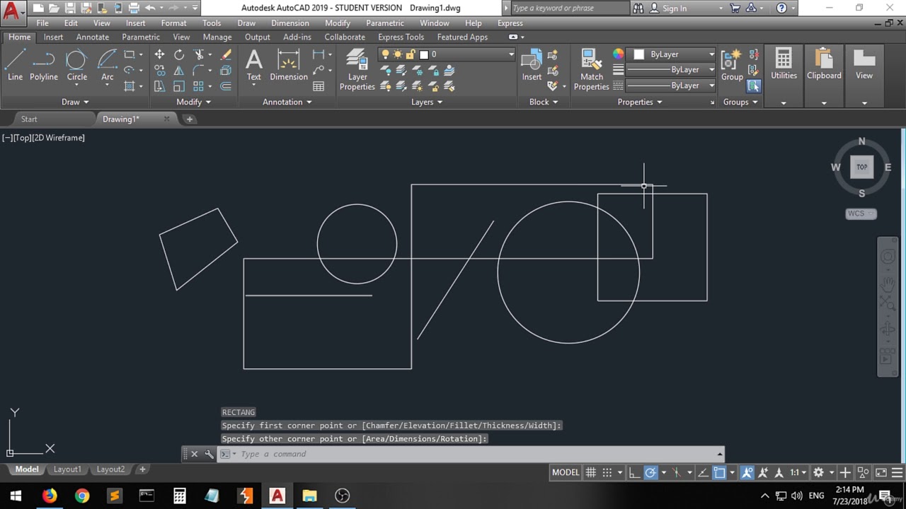 5. keyboard shortcut for drawing commands - YouTube