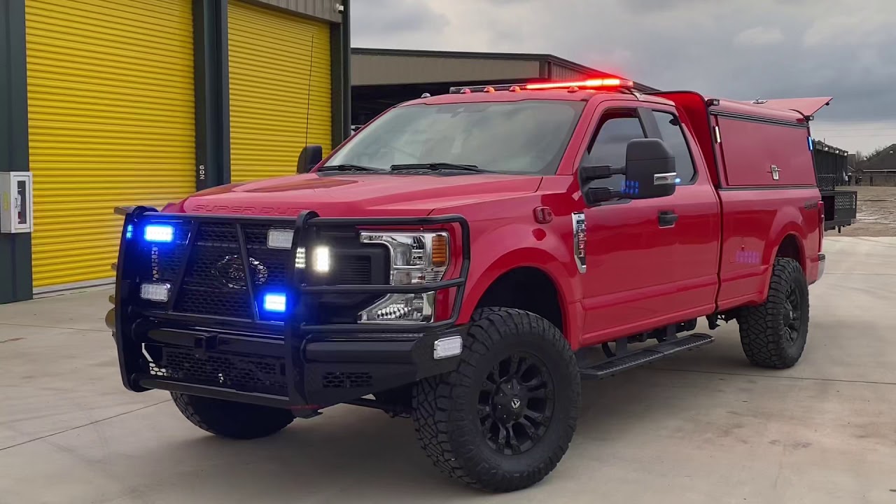 ULS - Ultimate Lighting Solution 2021 F250 Fire / Rescue Squad - YouTube