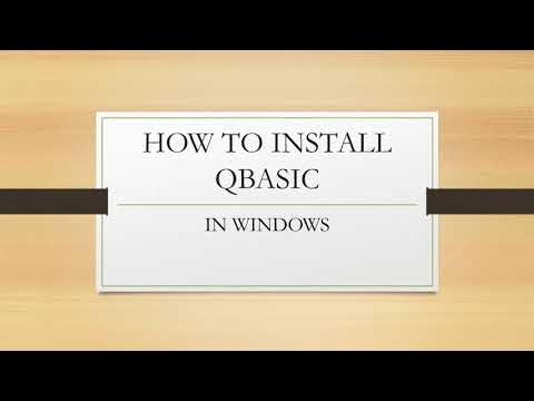 How To Install Qbasic In Windows || CodeMania - YouTube