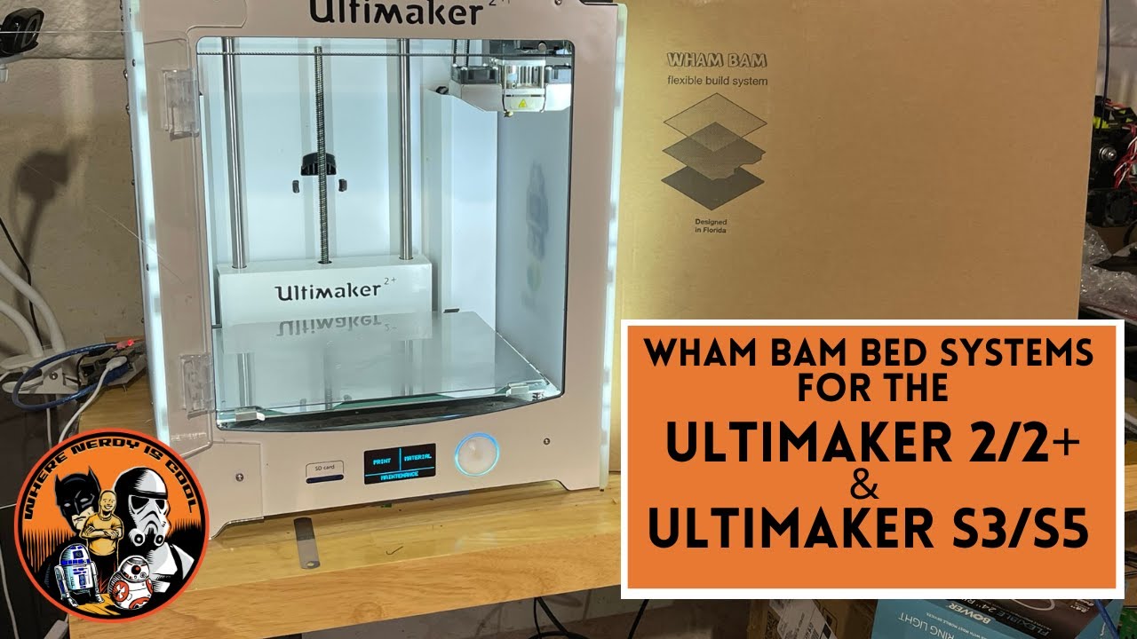 Wham Bam Bed Systems for the Ultimaker 2/2+ and Ultimaker S3/S5 - YouTube