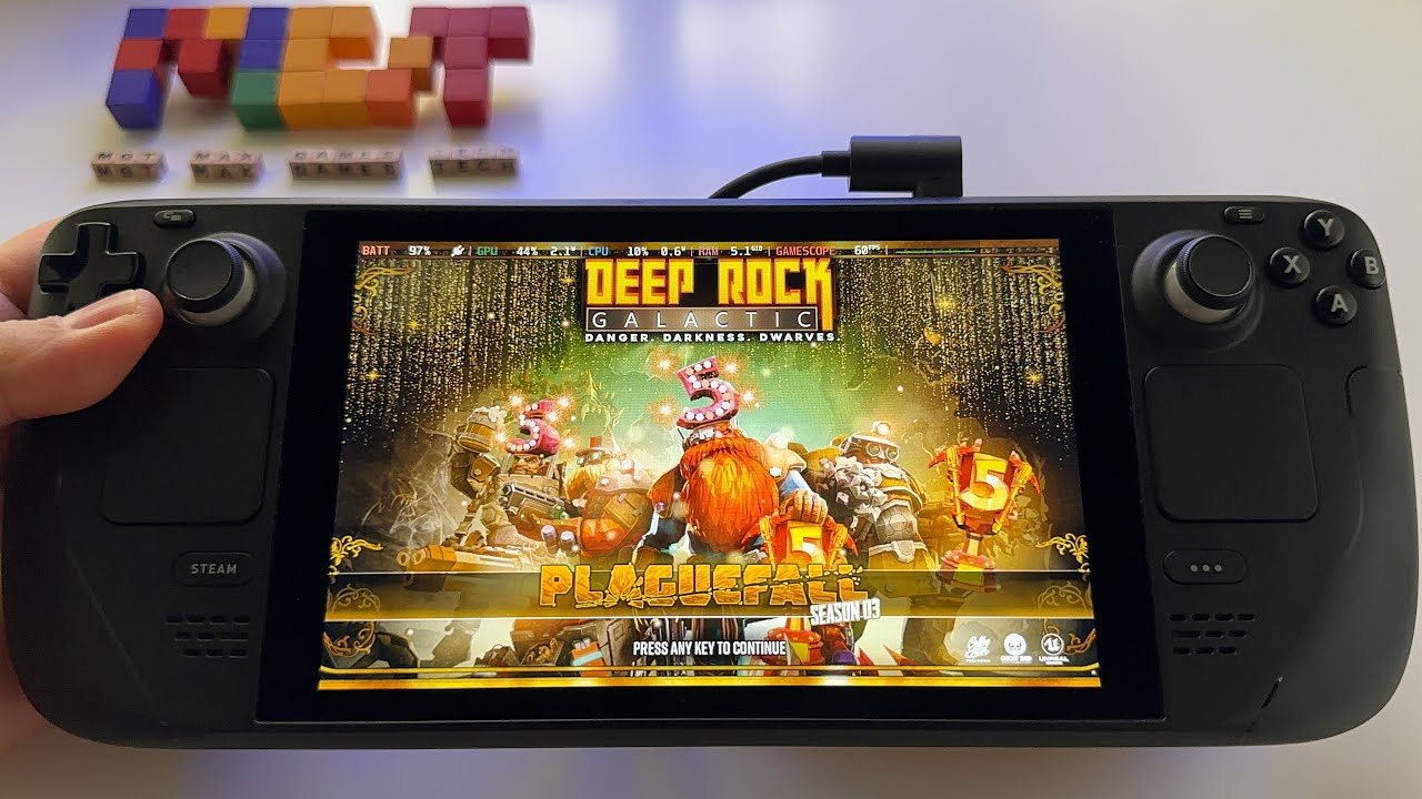 Deep Rock Galactic - Steam Deck gameplay - YouTube