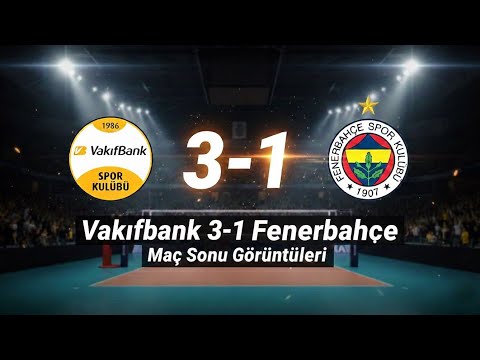 Vakıfbank 3-1 Fenerbahçe | Maç Sonu Görüntüleri | 21.02.2026 #volleyball #voleybol 