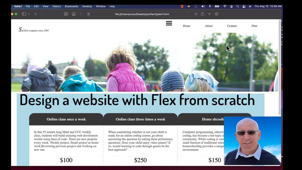 Eight-Design a Responsive website using HTML & CSS FlexBox for Persian/Farsi speaker for ...