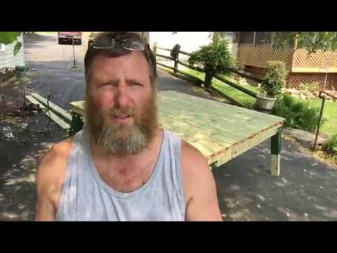 Deer stand hunting tower EZ Tower Brackets PART 1 - YouTube