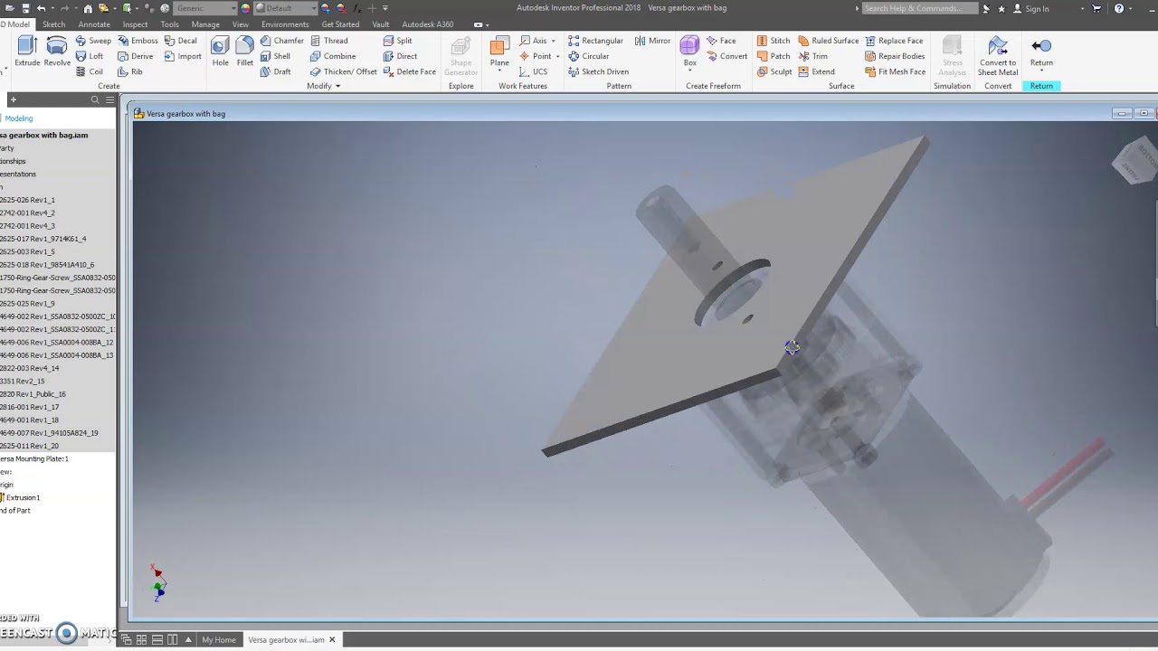 Creating a Part within an Assembly - YouTube