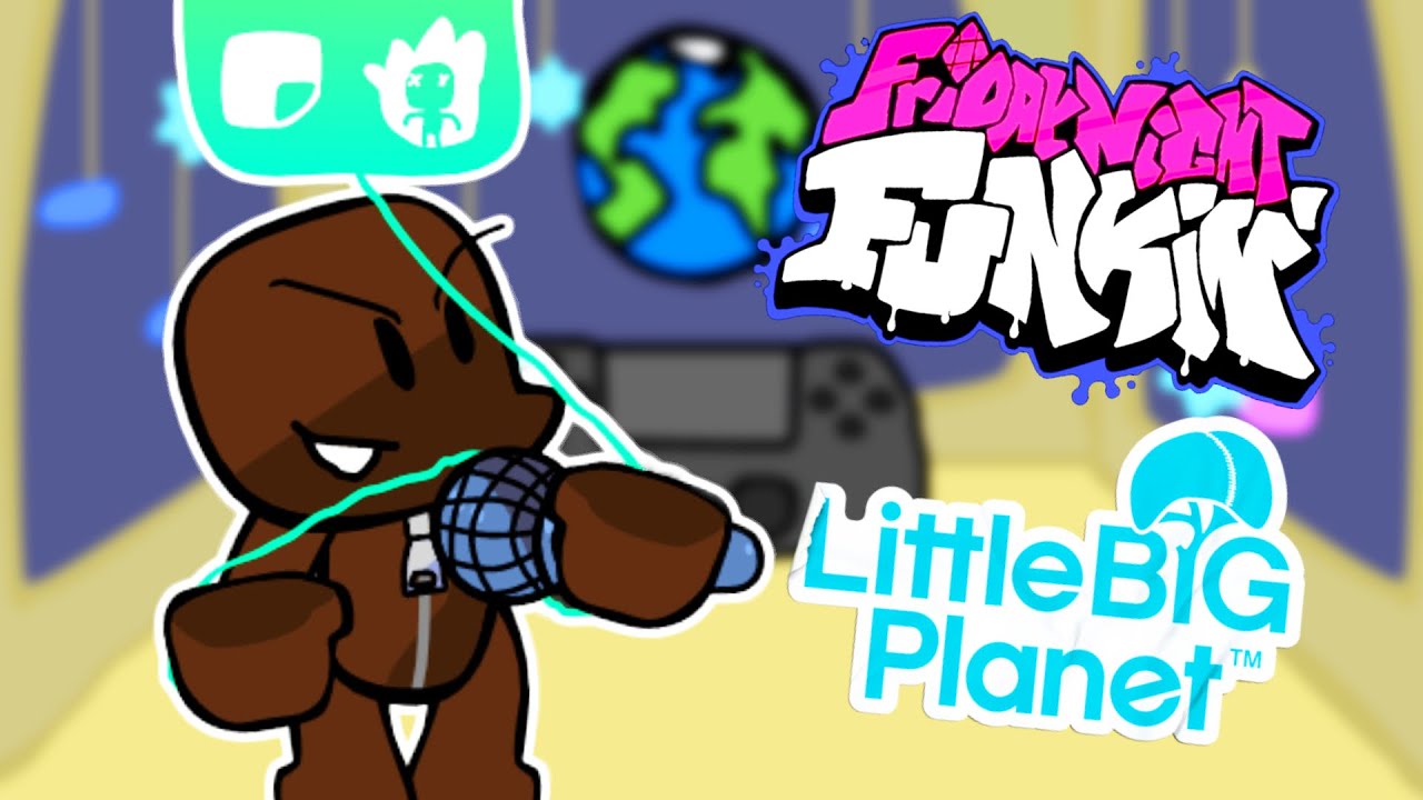 FNF x LBP Sackboy Full Week - Friday Night Funkin vs LittleBigPlanet ...