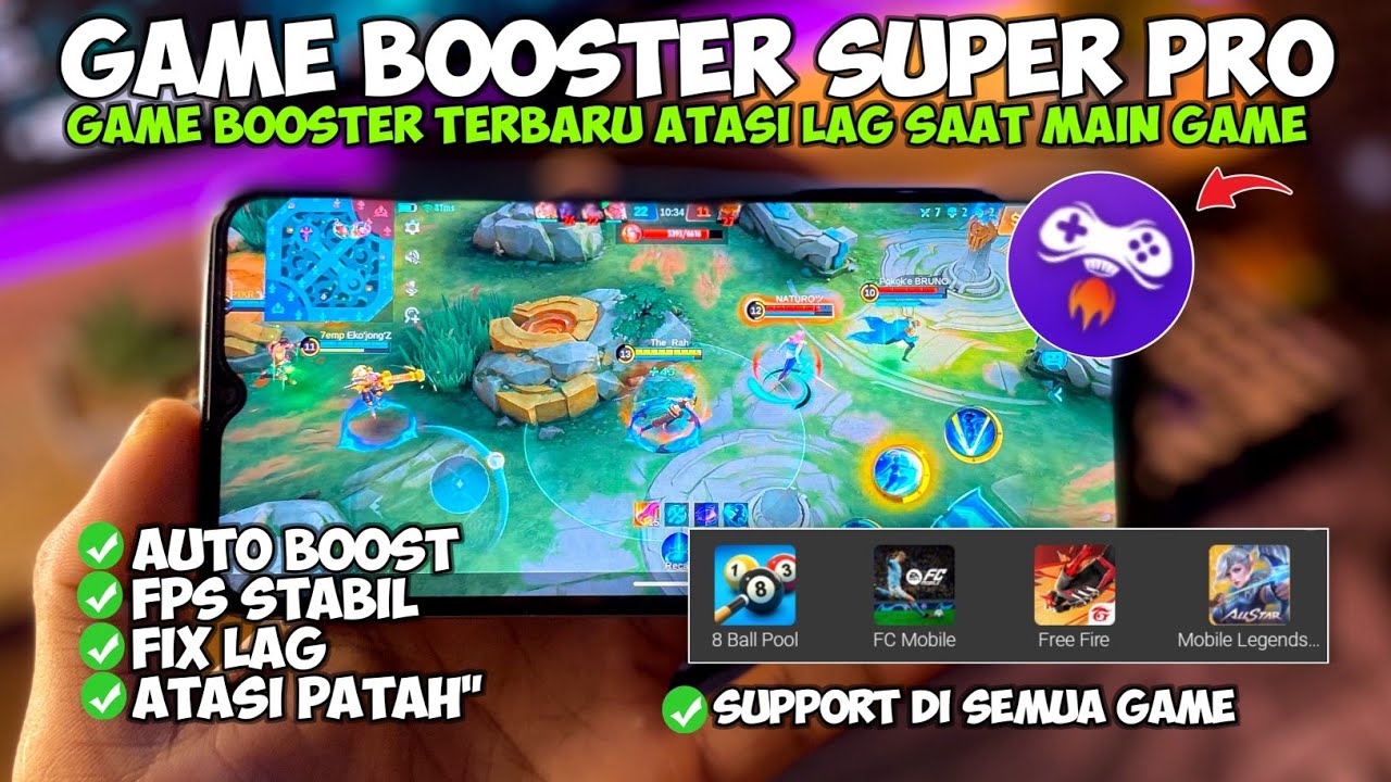 Game Booster Super Pro 2024 ️ Game Booster Terbaru Atasi Lag Saat ...