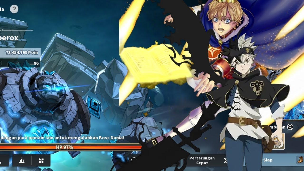 BOSS ARCBEROX BASTA B4 x LUMIERE B4// BLACK CLOVER M - YouTube