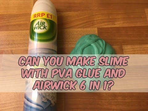 Basic Slime with PVA Glue and Airwick 6 in 1 - Slime Q & A - YouTube