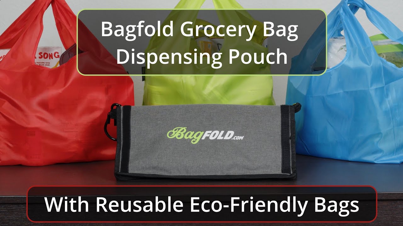 BagFold Reusable Shopping Bag System - YouTube
