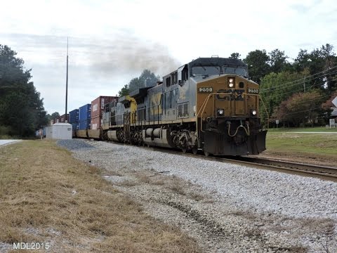 HD: CSX 250 leads CSX Q040-08 in Union City, GA - YouTube